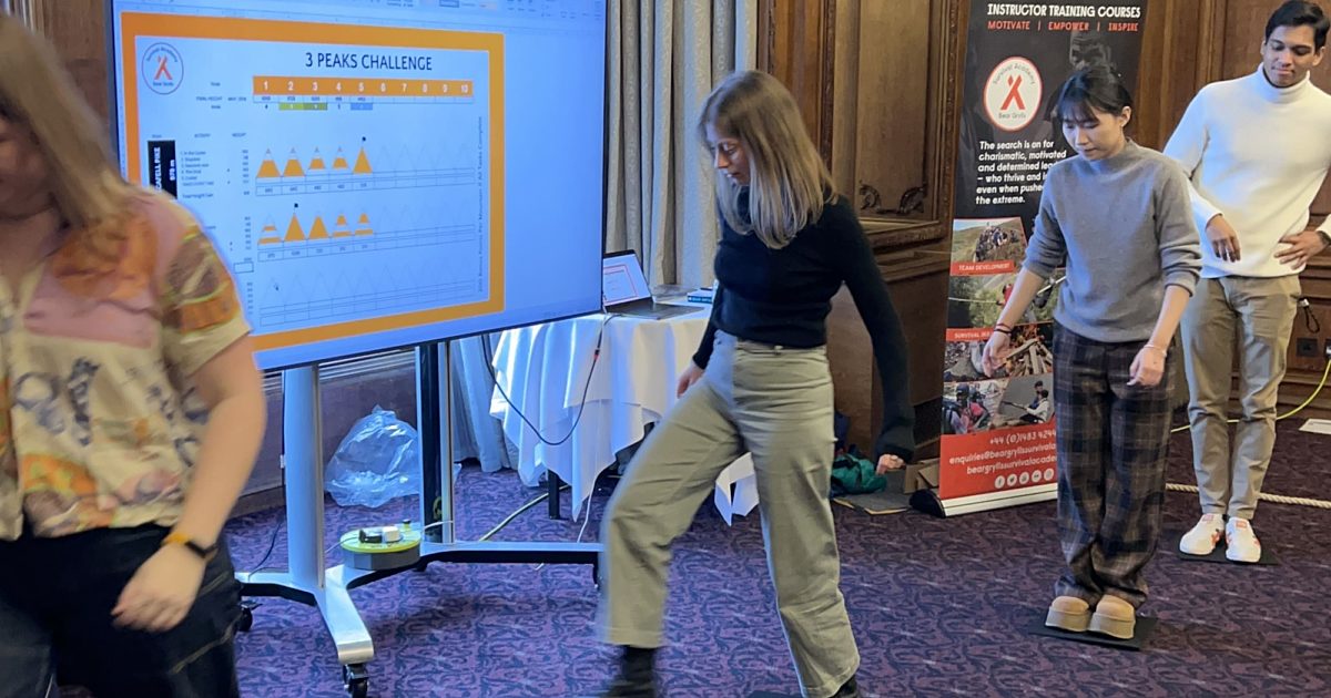 Taking on the Three Peaks Challenge…indoors!